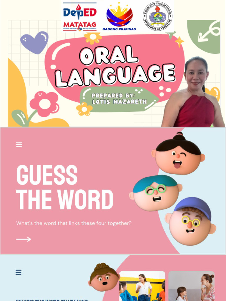 Session 5-Oral Language | PDF