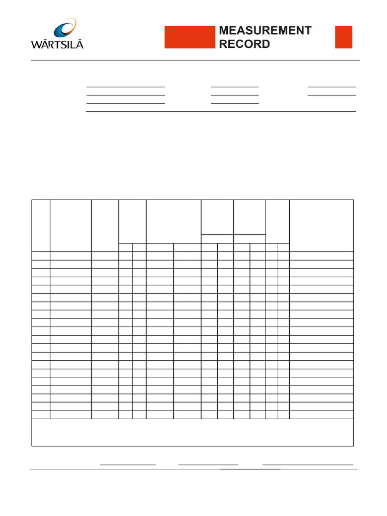 Measurment Records - Fuel Injection Valve | PDF