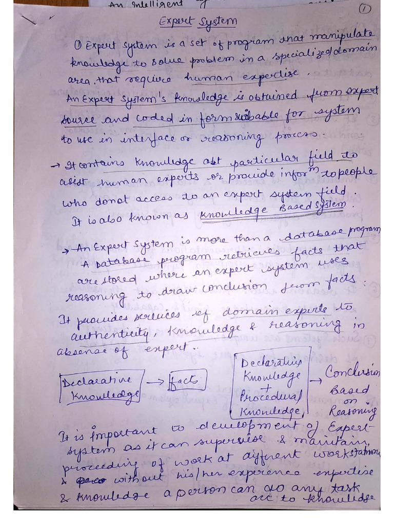 Expert System Ai Pdf