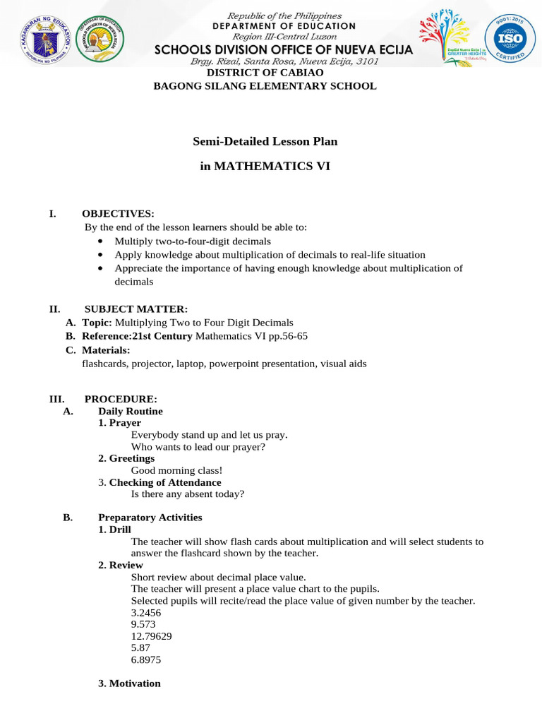 Final Demo Lp Pdf Teachers Cognition
