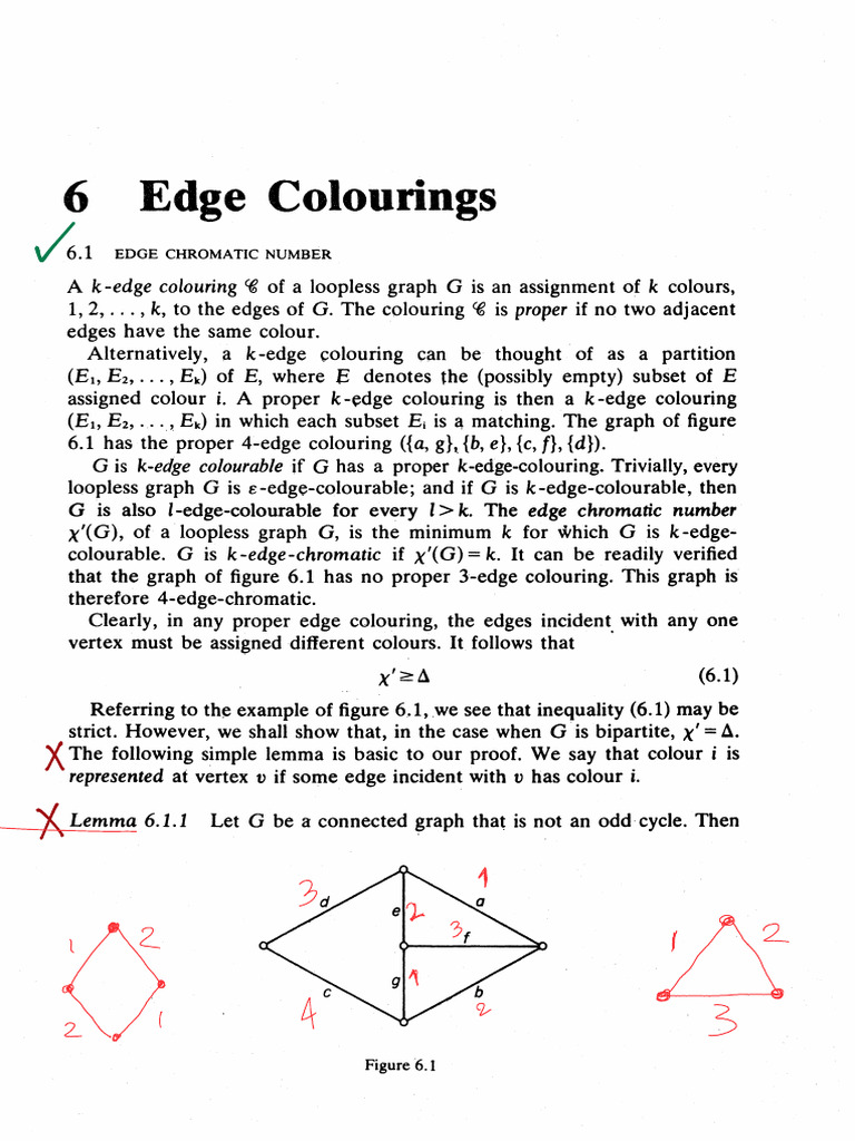 edge coluring | PDF | Theoretical Computer Science | Combinatorics