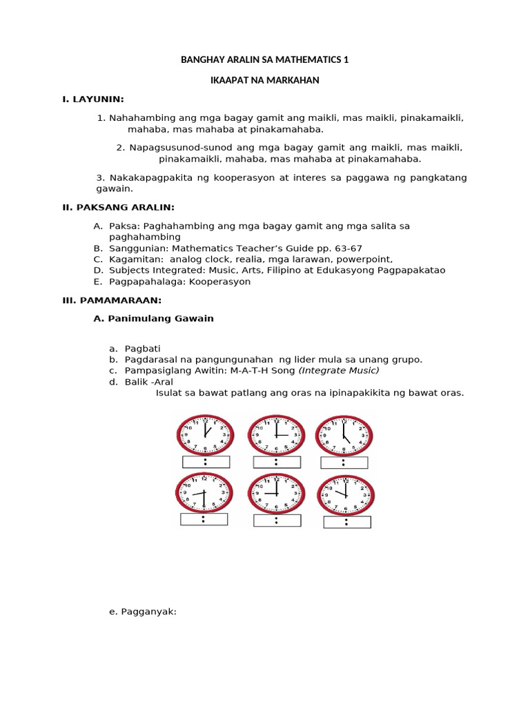 COT-MATH-1 | PDF