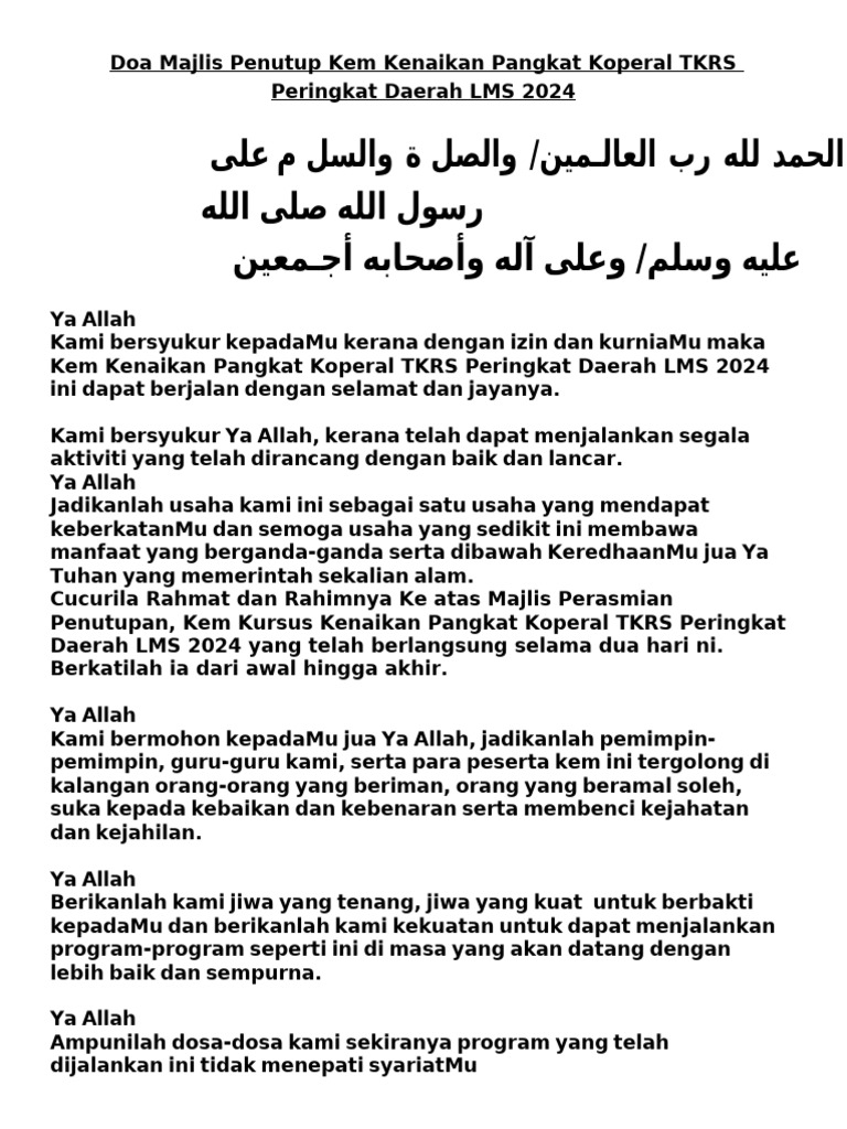 Doa. New | PDF | Karier & Perkembangan | Pengembangan Diri