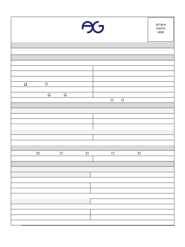 Application Form TAG New - Fillable 140702 | PDF