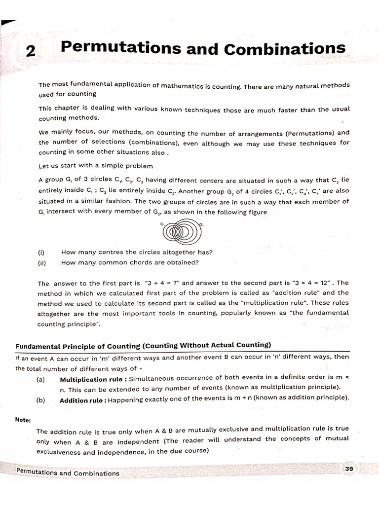 Permutation and Combination | PDF