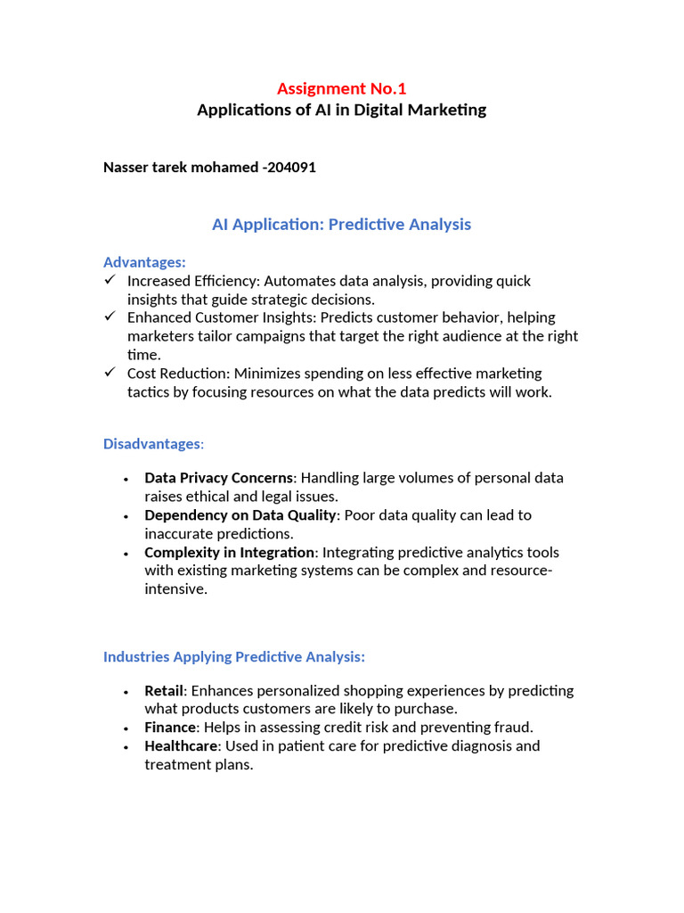 Assignment No1-204091 | PDF