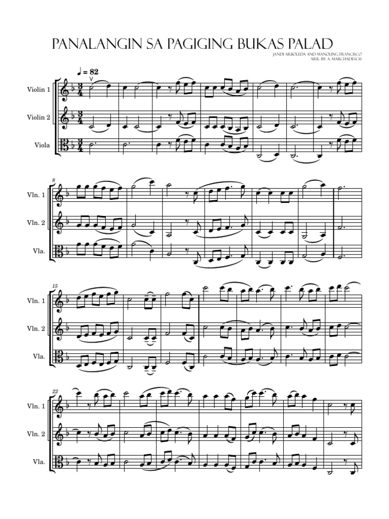 Panalangin Sa Pagiging Bukas Palad | PDF | String Instruments