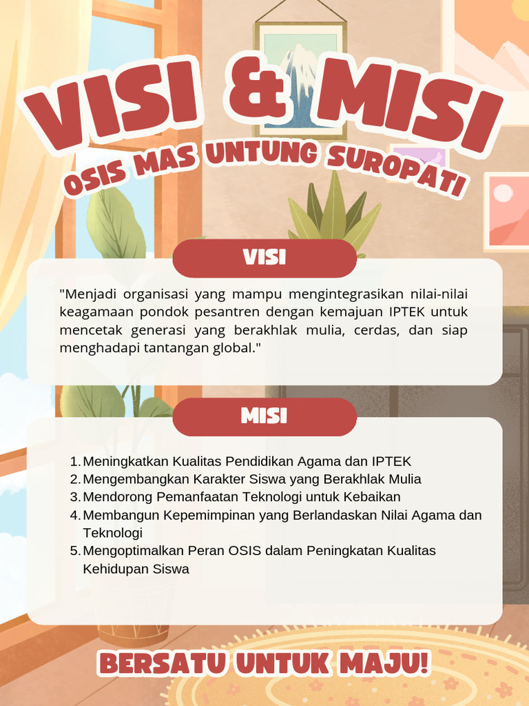 Visi Misi OSIS Poster PDF | PDF | Karier & Perkembangan