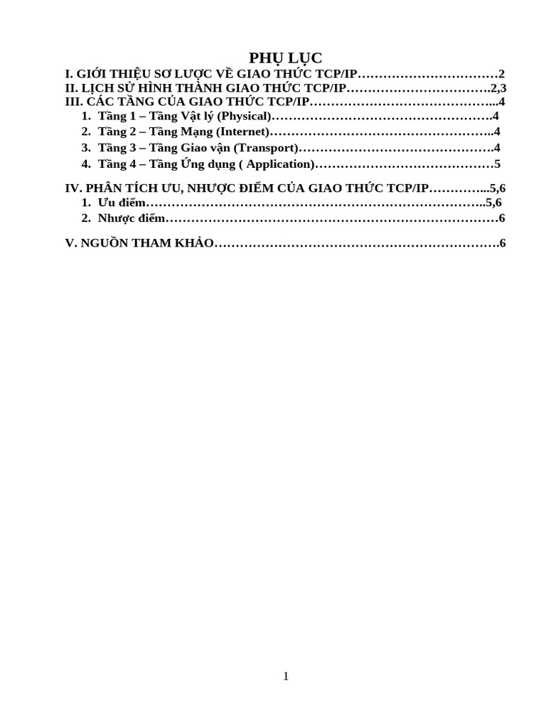 Giao Thức TCP | PDF