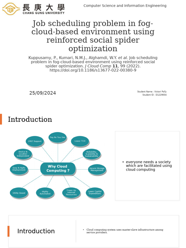 SOA - Job Scheduling Problem in Fog-Cloud-Based Environment Using ...
