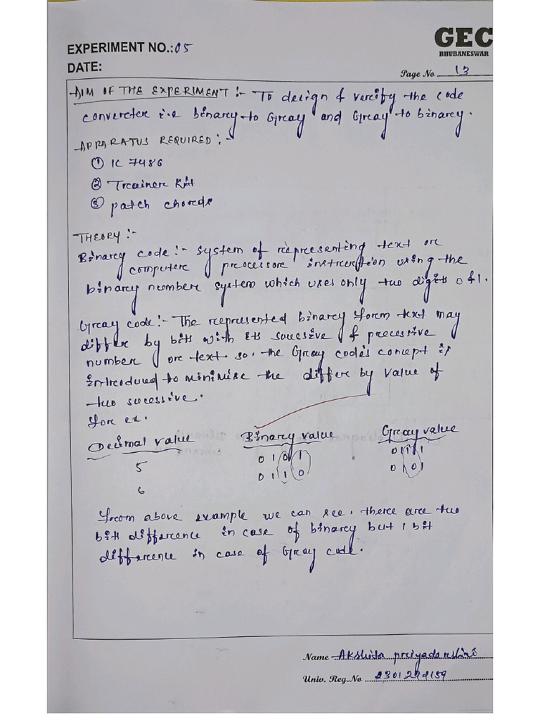 DLD Experiment 3 - 102424 | PDF