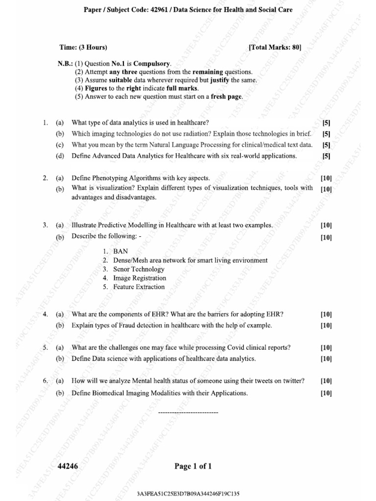 DS Sem 7 Dec 2023 Pyq | PDF
