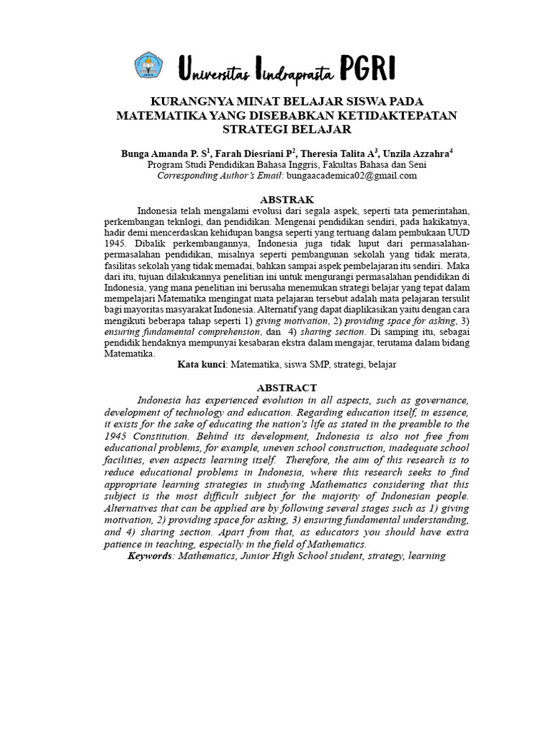 Kelompok 5-Sejarah Pendidikan & PGRI | PDF