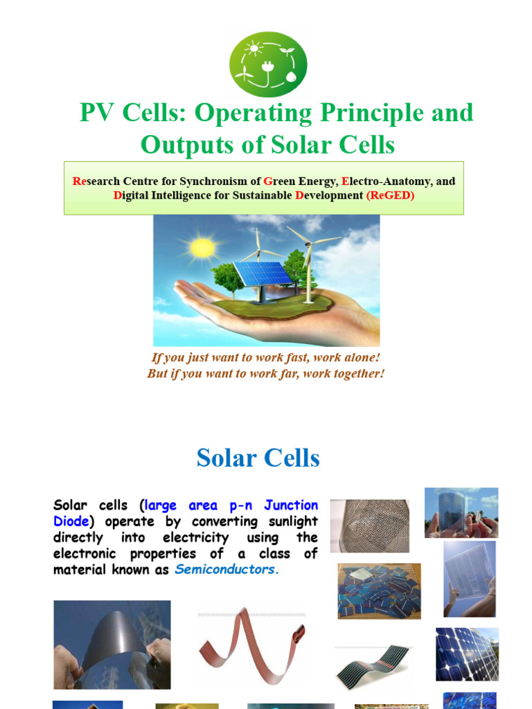 02_Basic-operation-principle-of-solar-cells | PDF | P–N Junction | Solar Cell