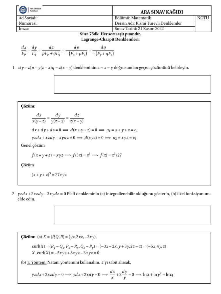 22 Fa KTD Arasinav | PDF