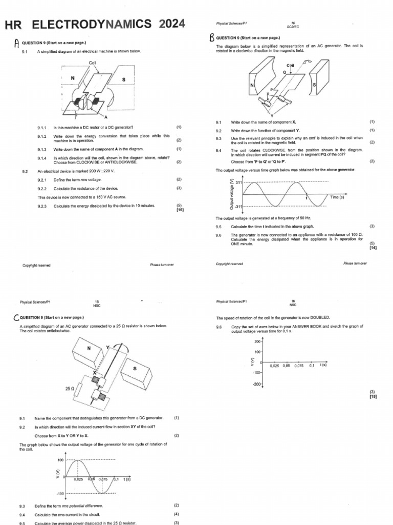 HR Electrodynamics 2024 | PDF