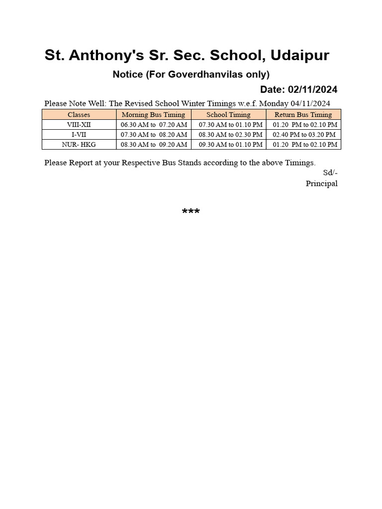 Revised Notice | PDF