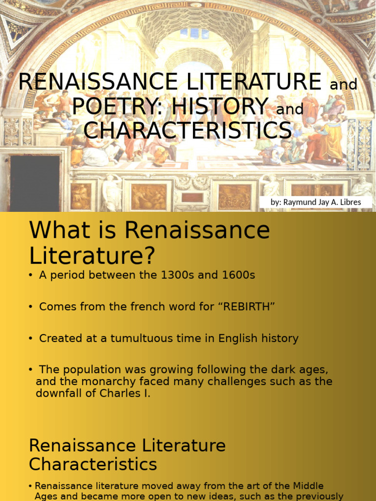 3 Renaissance | PDF | Renaissance | Poetry