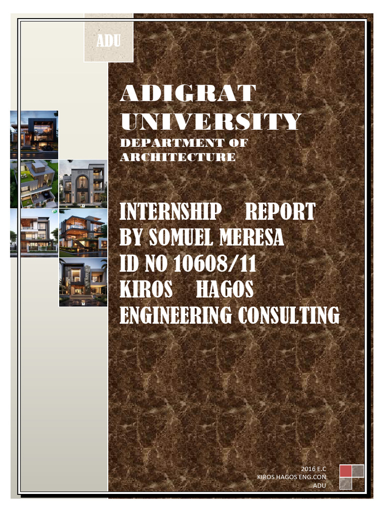 ADU Architecture Internship Report | PDF | Architect | Room