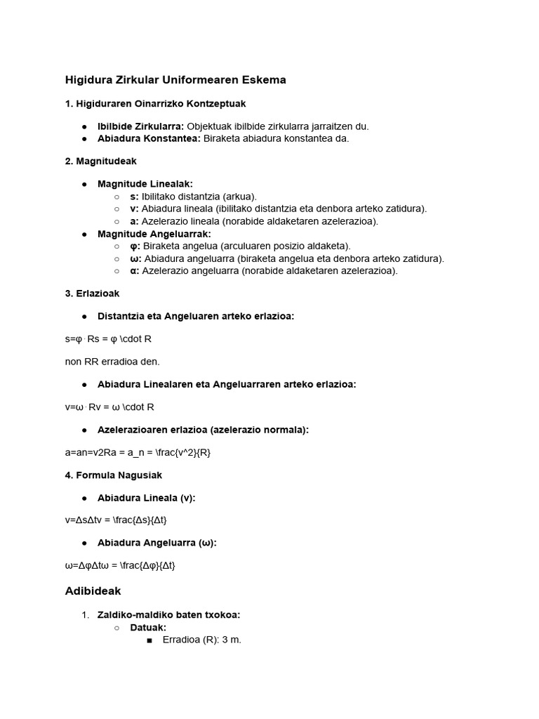 Fiki Hogidura Zirkularra-LABURPEN TXOSTENA | PDF