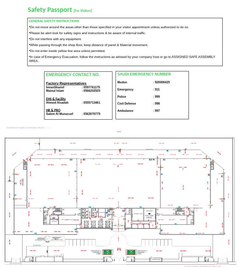 Safety Passport For Visitor | PDF