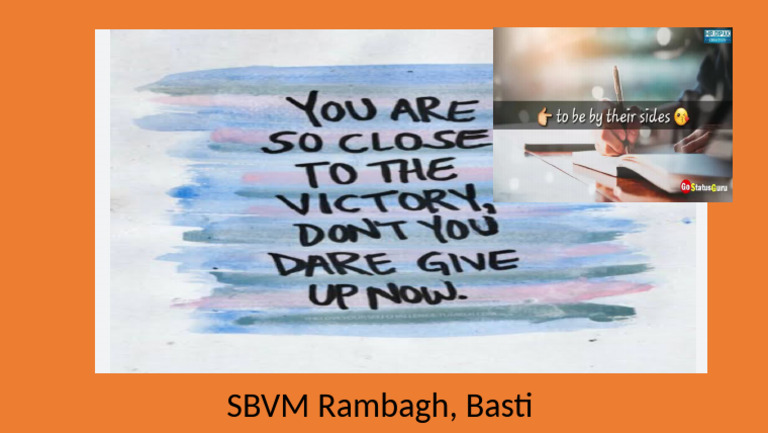 SBVM Rambagh, Basti | PDF