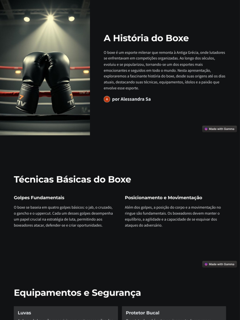 A-Historia-do-Boxe | PDF