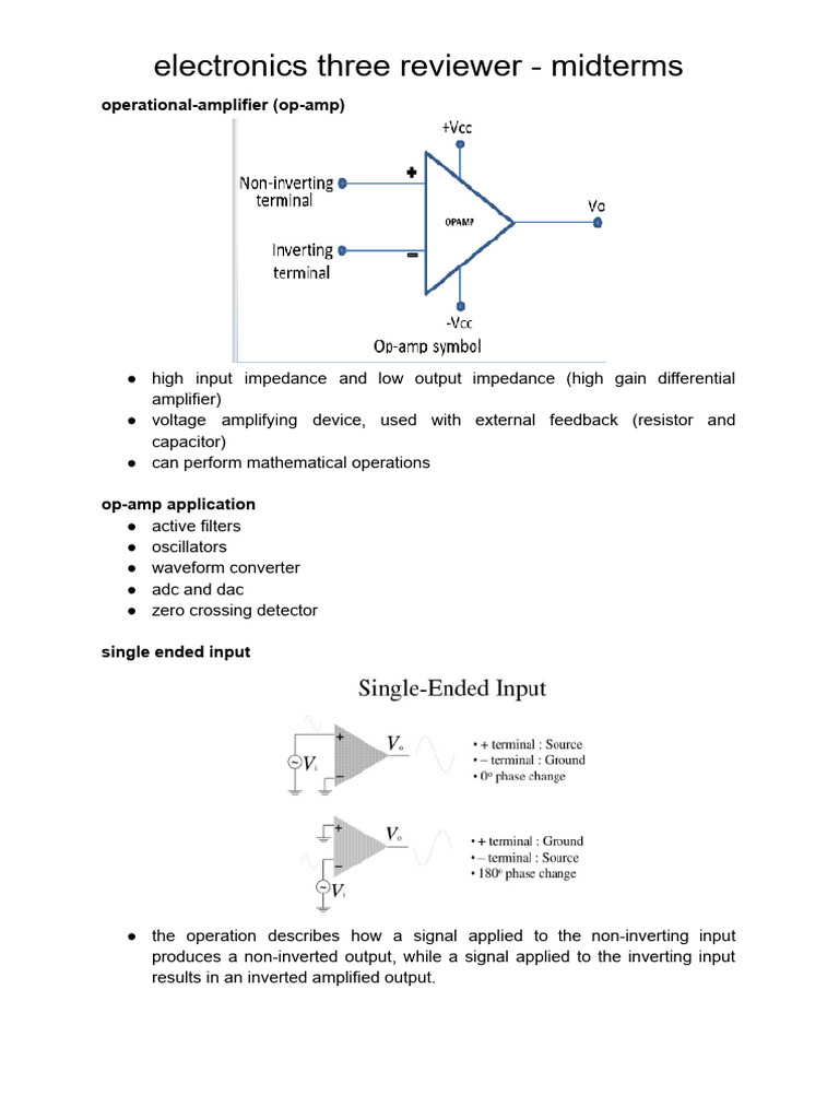 Elecs Three Reviewer and Its Completely Different But Its Still A Reviewer | PDF | Operational ...