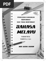 Penulisan Karangan Berformat Dan Tidak Berformat BM Tahap 2 1 | PDF