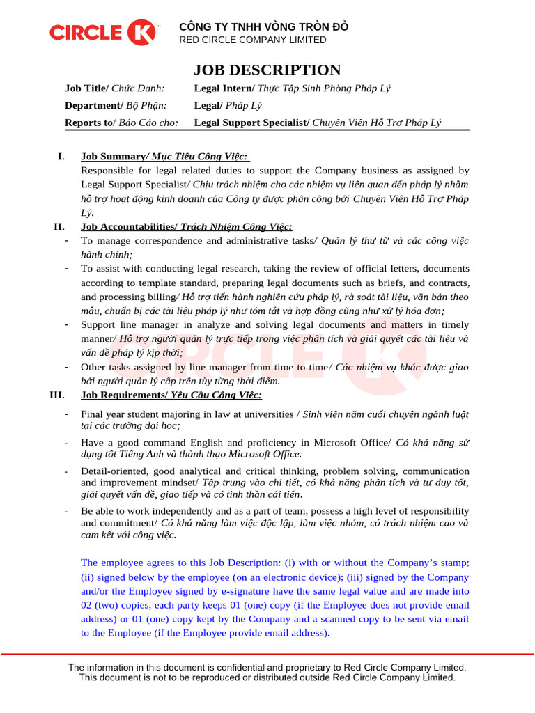 JD - Legal Intern - 162550 | PDF