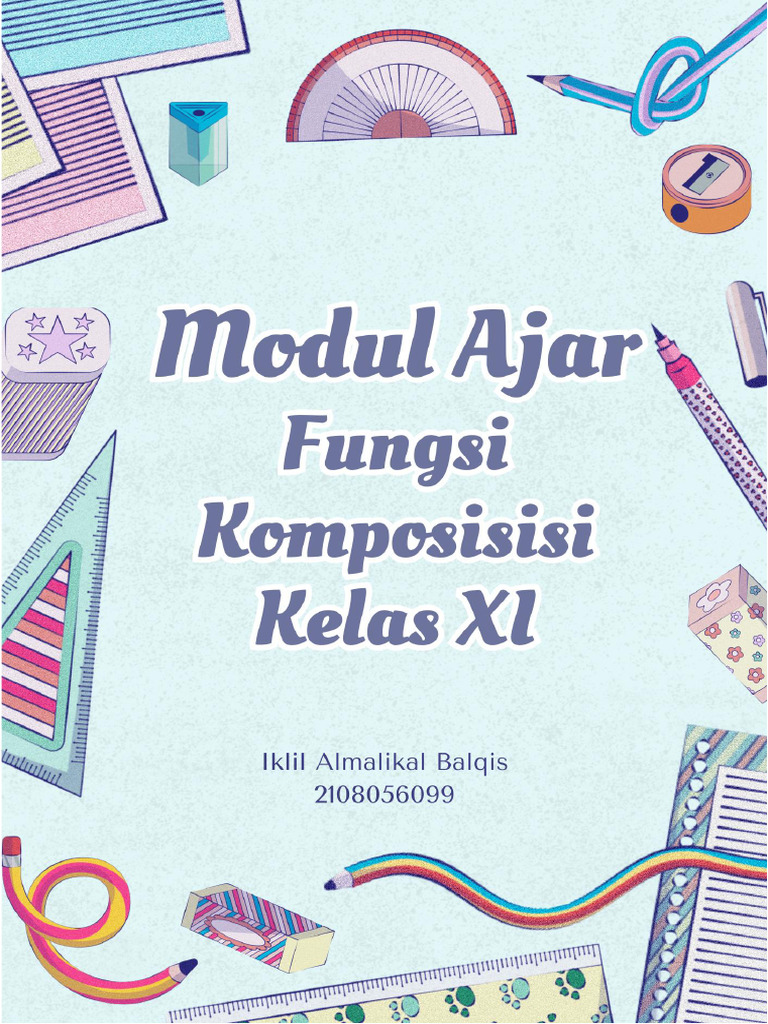 Iklil - 2108056099 - PM5D - Konsep Komposisi Fungsi Dan Fungsi Invers | PDF