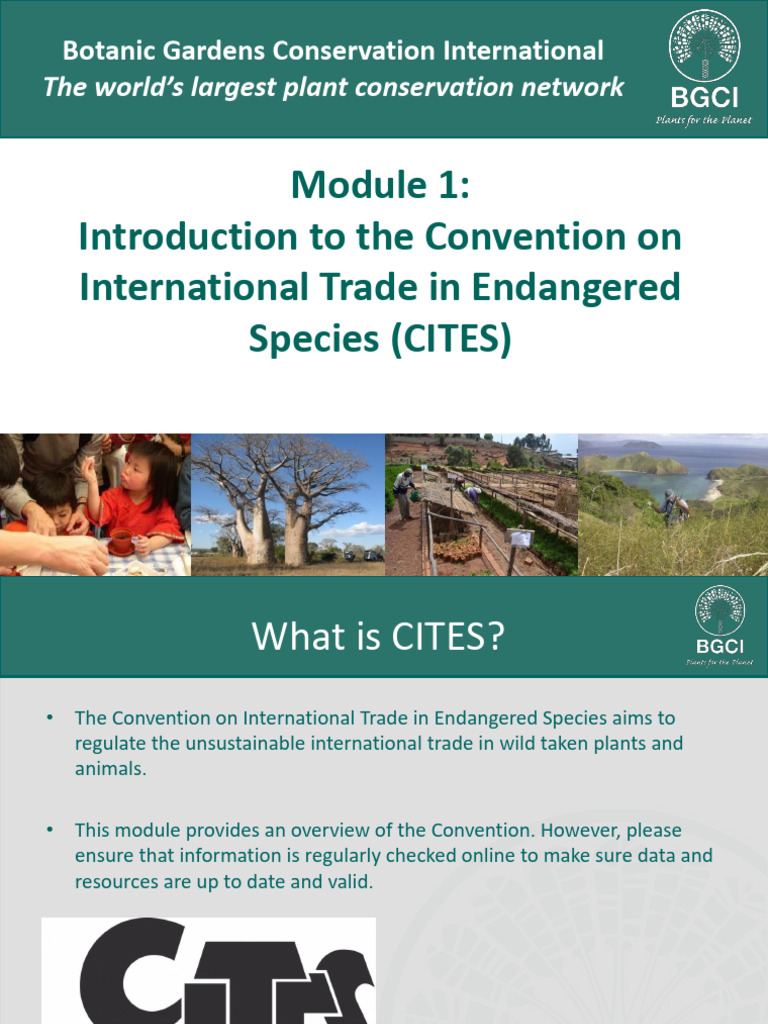 CITES_module_1.pdf | PDF | Cites