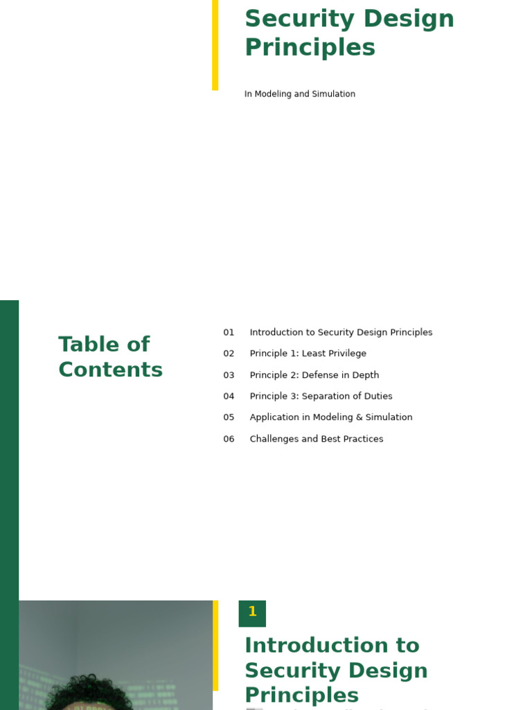 Security Design Principles | PDF | Computer Security | Security