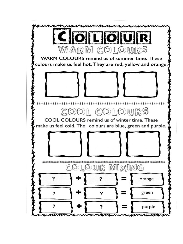 Warm and Cold Colours | PDF