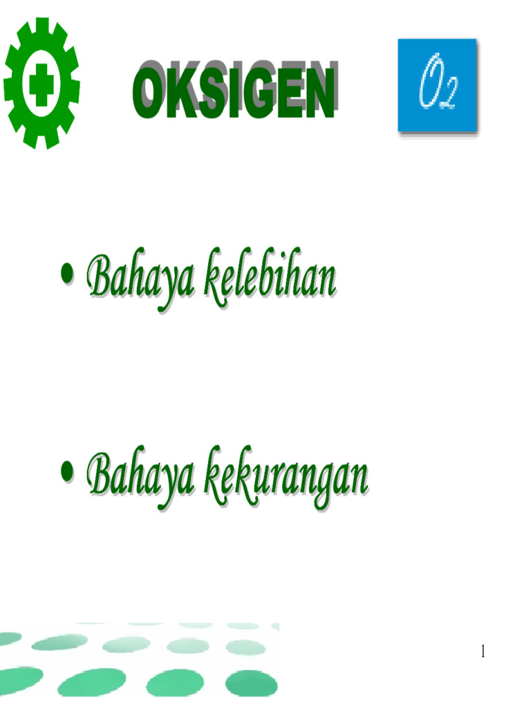 Bahaya Kelebihan Kekurangan Oksigen | PDF
