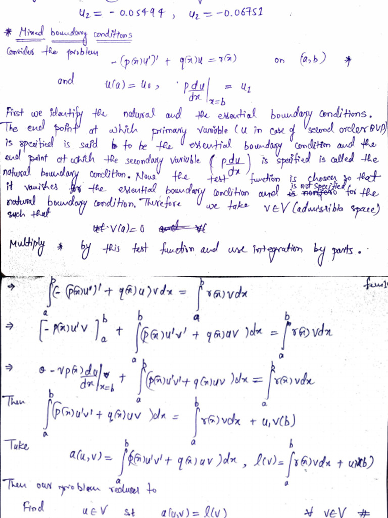 Finite Element Galerkin | PDF