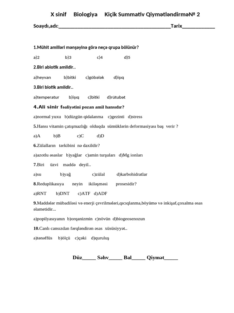 KSQ 2 10 Sinif | PDF