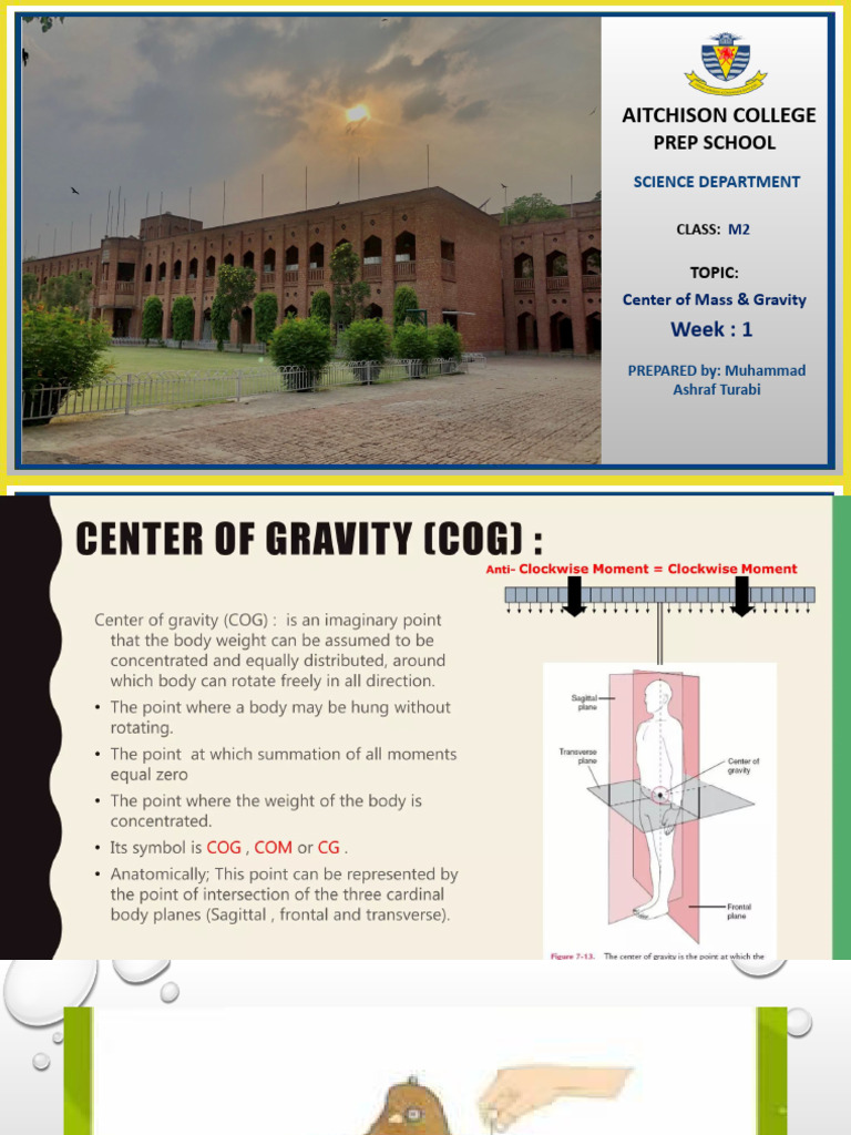 M2 - Week 9-24-25 - (Center of Gravity) Extended Topic | PDF | Science & Mathematics