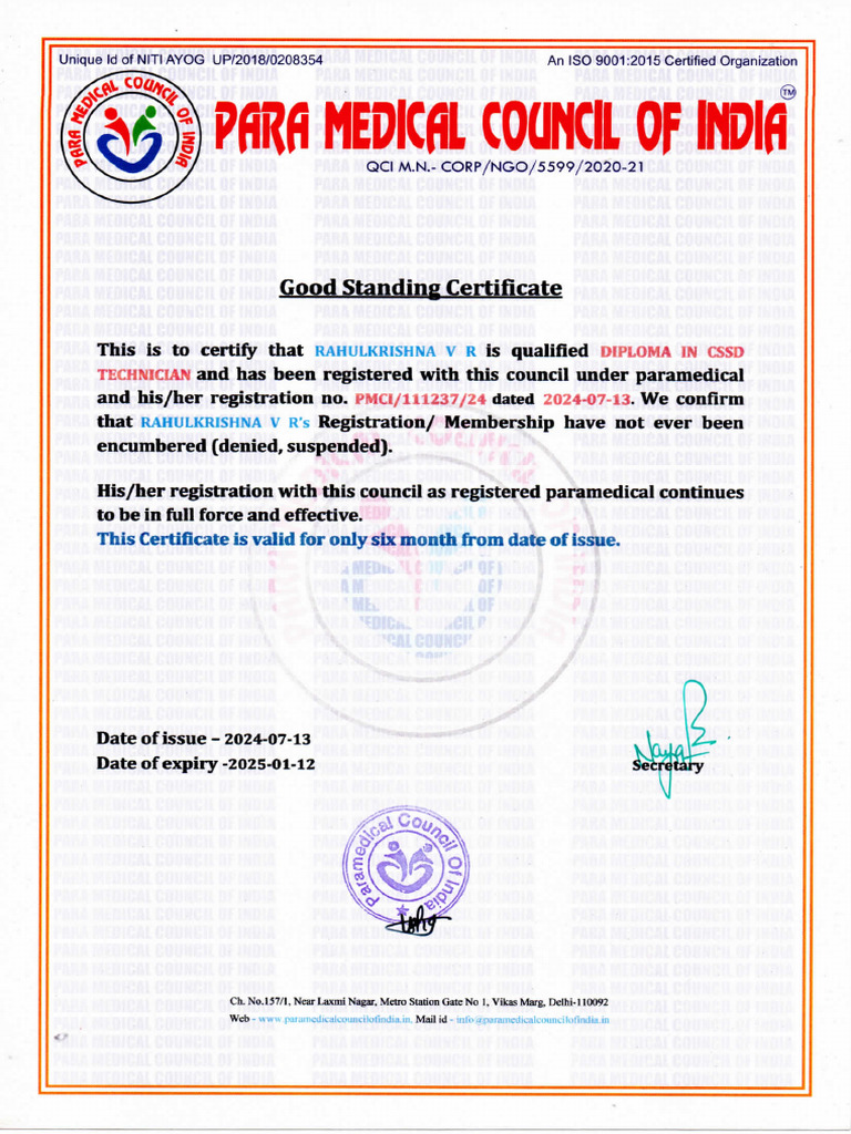 Good Standing Certificate | PDF | Business