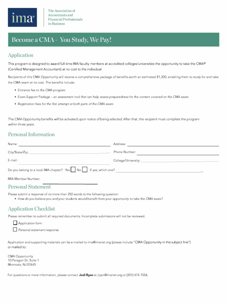 IMA Academic Member Benefit | PDF | Accounting | Qualifications