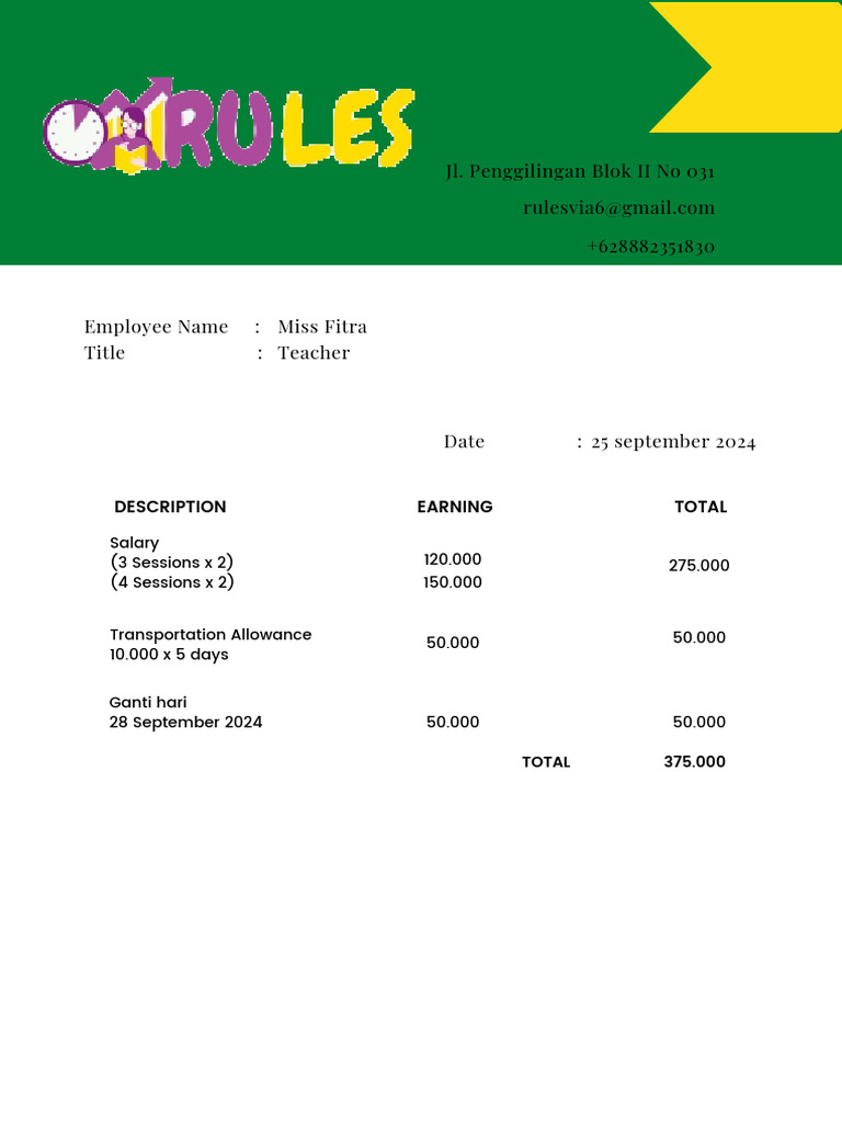 Employee Salary and Allowance Report | PDF
