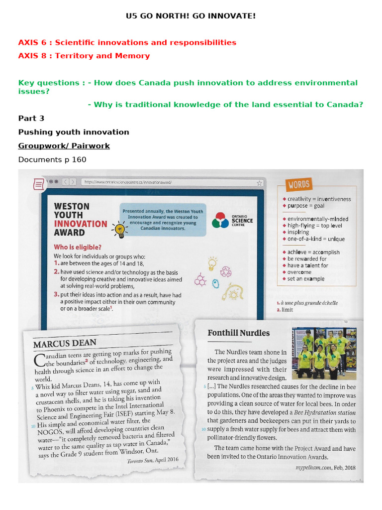 U5 GO NORTH GO INNOVATE Part 3 | PDF