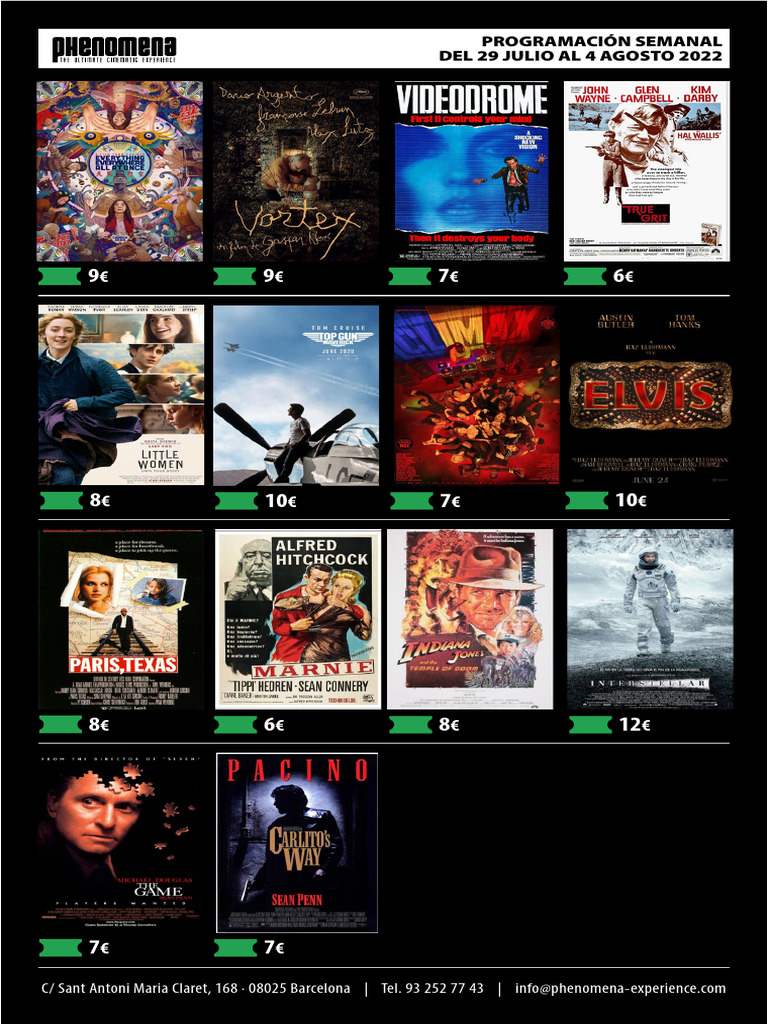 Programas Semana Del 29 Julio Al 4 Agosto 2022 | PDF