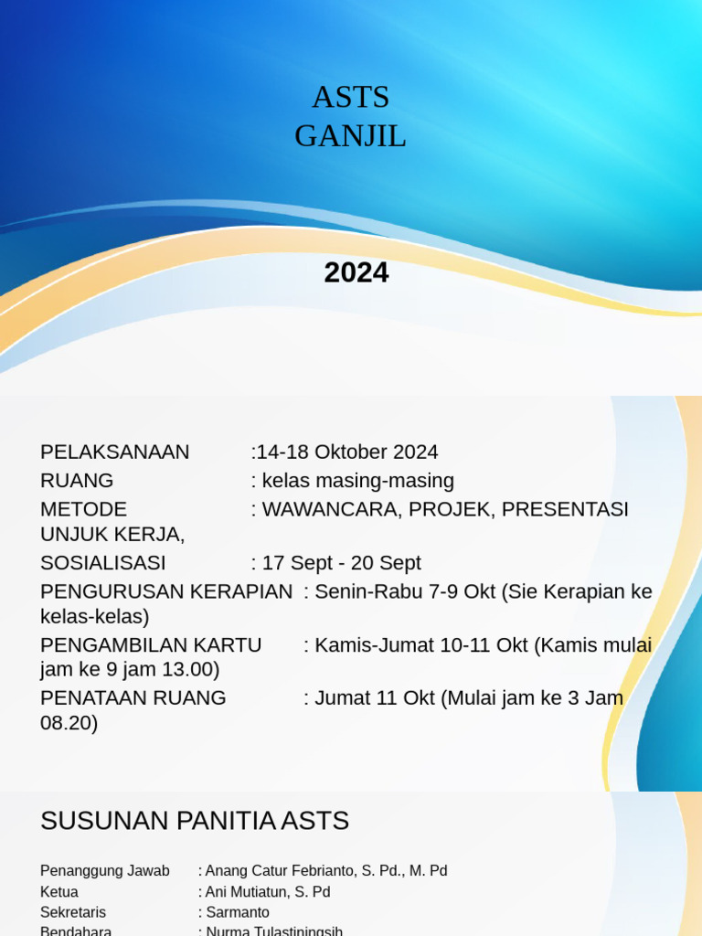 Asts Ganjil 2024 | PDF