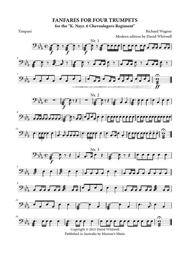 Wagner 06 Timpani | PDF