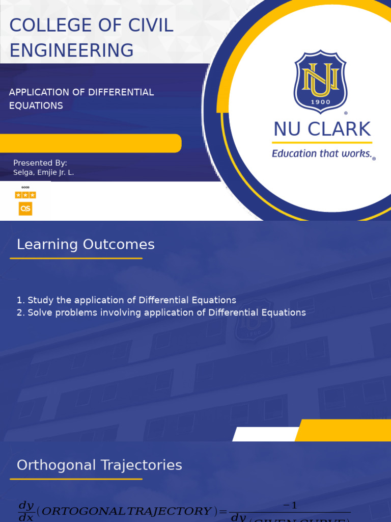 Orthogonal Trajectory Ppt Module Pdf Teaching Methods And Materials Science And Mathematics