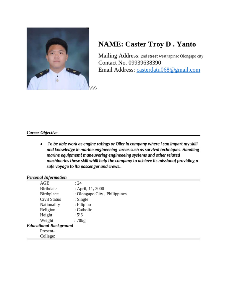 Yanto, Caster Troy D | PDF