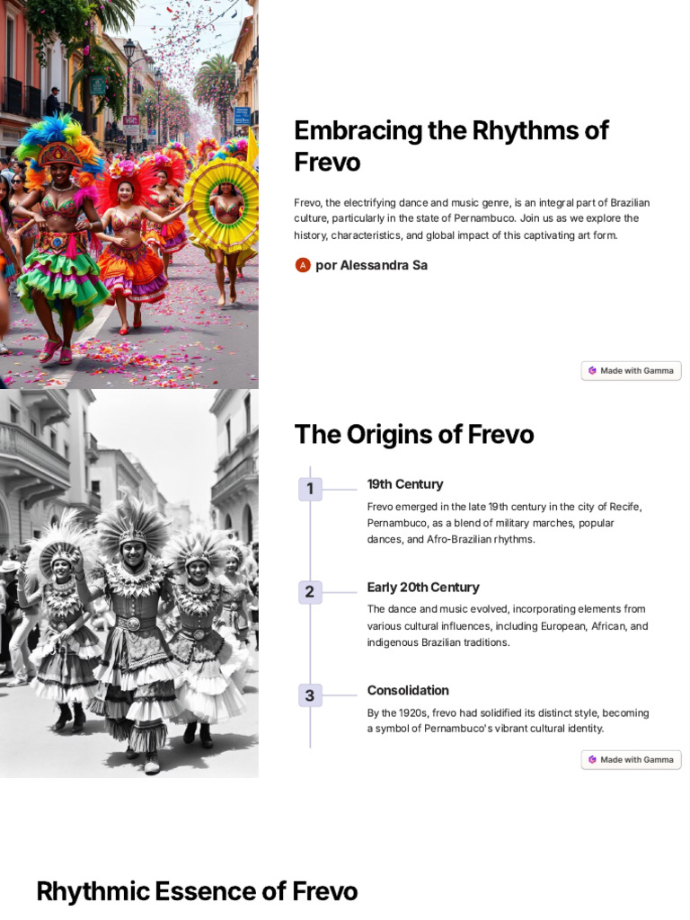 Discovering the Vibrant Frevo Dance | PDF | Dances | Carnival