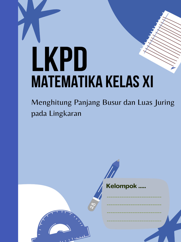 LKPD Panjang Busur Dan Luas Juring | PDF | Griya & Taman