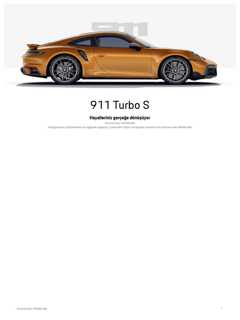 911 Turbo S | PDF
